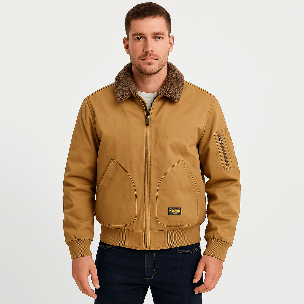 Everett | Rugged Aviator Bomber Jacket – MOOD Melbourne