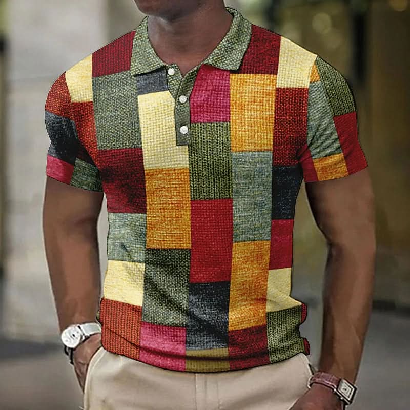 Zarek | Stylish Multi-Color Polo – MOOD Melbourne
